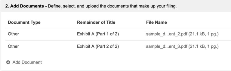 Proper document title and file formatting in the Utah State Courts ...