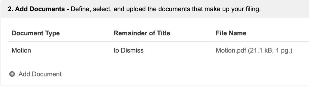 Proper document title and file formatting in the Utah State Courts ...